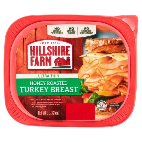 Hillshire Farm Ultra Thin Honey Roasted Turkey Breast, 9 oz - Fairway