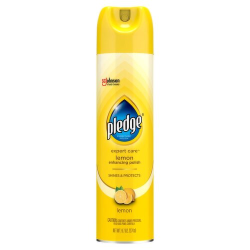 Pledge Expert Care Lemon Enhancing Furniture Polish, 9.7 oz - Price Rite