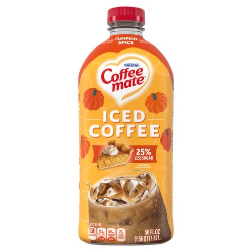 Coffee Mate Pumpkin Spice Iced Coffee, 50 fl oz - ShopRite
