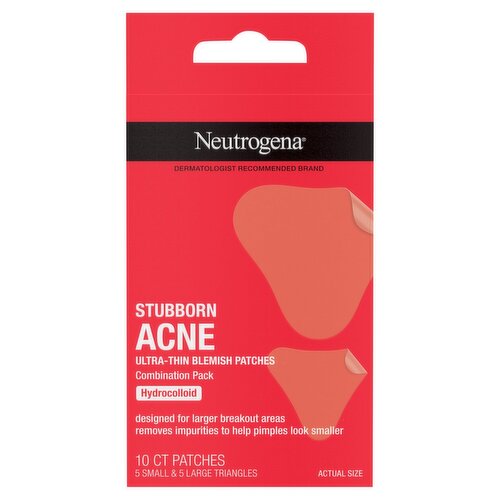 Neutrogena Stubborn Acne Ultra-Thin Blemish Patches Combination Pack ...