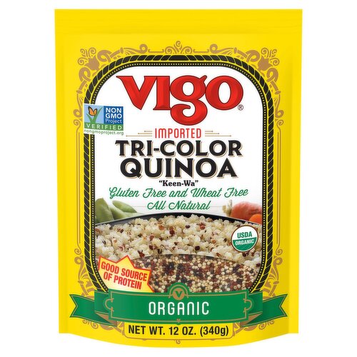 Vigo Organic Tri-Color Quinoa, 12 oz - ShopRite