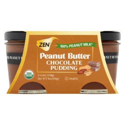 Zen Peanut Butter Chocolate Pudding, 4.5 oz, 2 count - ShopRite