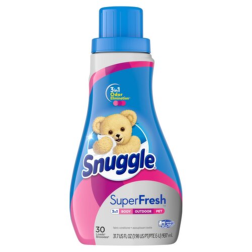 Snuggle SuperFresh Spring Burst Fabric Conditioner, 30 loads, 3.17 fl ...