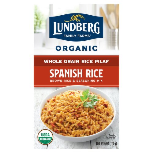 Lundberg Family Farms OG WHOLE GRAIN SPANISH RICE, 6 oz - ShopRite