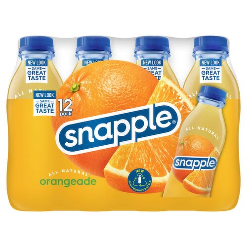 Snapple Orangeade Juice Drink, 12 count - ShopRite