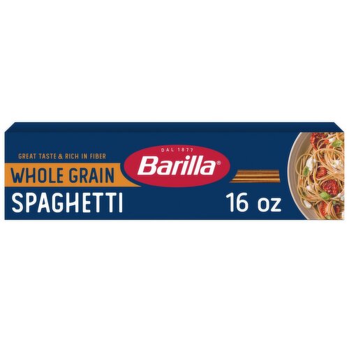 Barilla Spaghetti Whole Grain Wheat Pasta, 16 oz - ShopRite