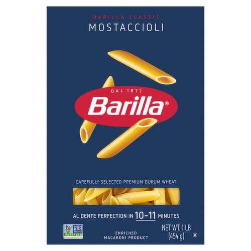 Barilla Classic Mostaccioli N°71 Pasta, 1 lb - The Fresh Grocer
