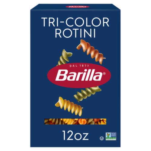 Barilla Tri-Color Rotini Pasta Non-GMO, Kosher Certified, 12 oz - ShopRite