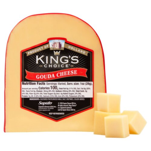 King's Choice Red Wax Holland Gouda - ShopRite