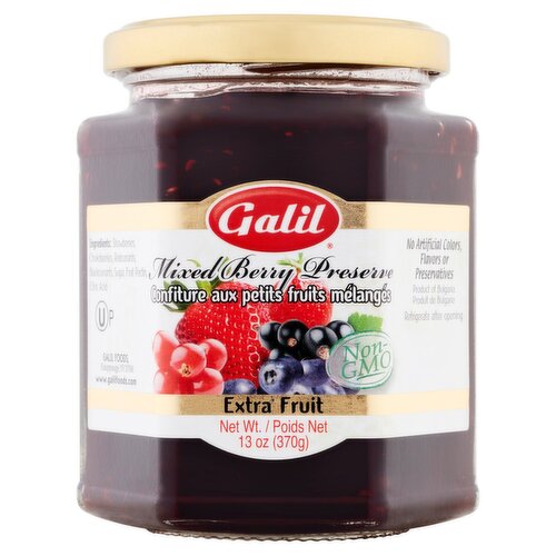 Galil Mixed Berry Preserve, 13 oz - Fairway