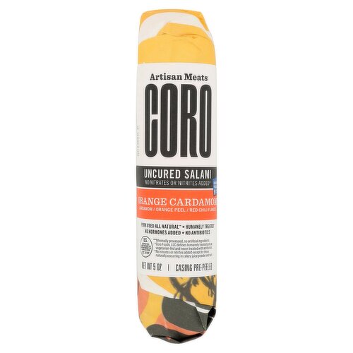 Coro Orange Cardamom Uncured Salami, 5 oz - ShopRite