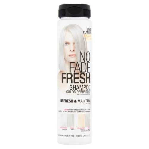 No Fade Fresh Silver Platinum Color Depositing Shampoo, 6.4 fl oz ...