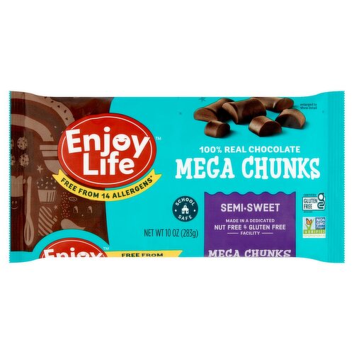 Enjoy Life Semi-Sweet Mega Chunks, 10 oz - ShopRite