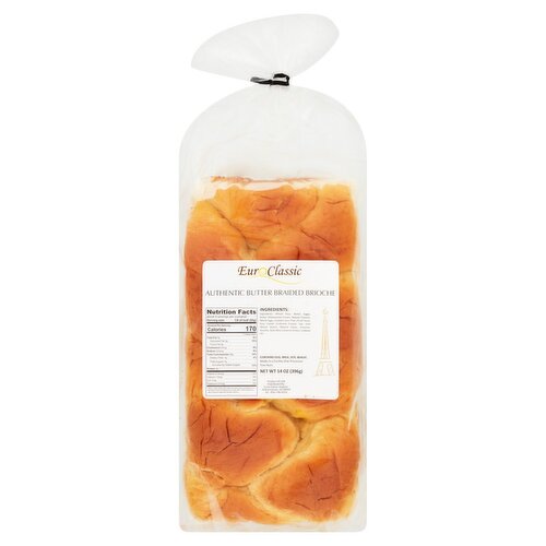 Euro Classic Authentic Butter Braided Brioche, 14 oz - Fairway